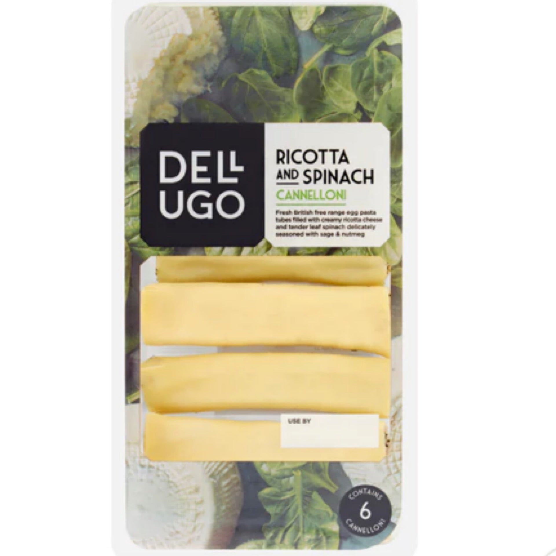 Dell Ugo Spinach & Ricotta Cannelloni 300g | Deli @ Castle Ashby